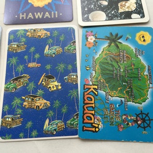 12 Hawaii Playing Cards, Playing Cards, Antique Playing Cards, Hawaii ...