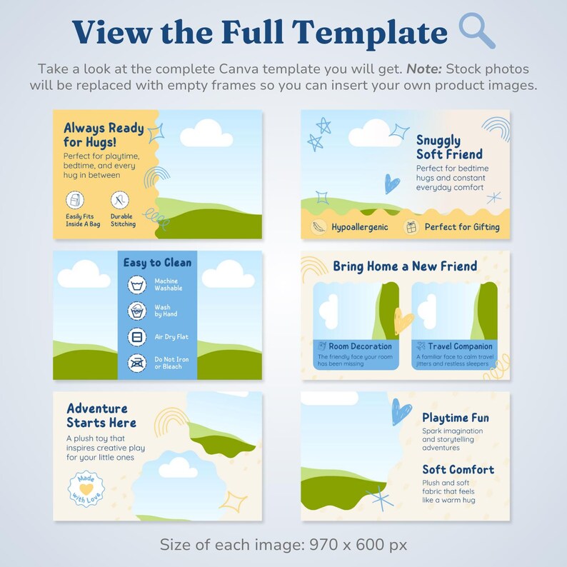 Amazon A+ Content Canva Template, A Plus Content, Amazon EBC Template ...