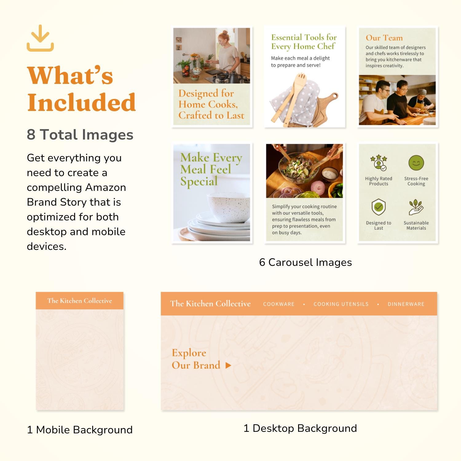 Amazon Brand Story Canva Template, Editable Template, Amazon Store ...