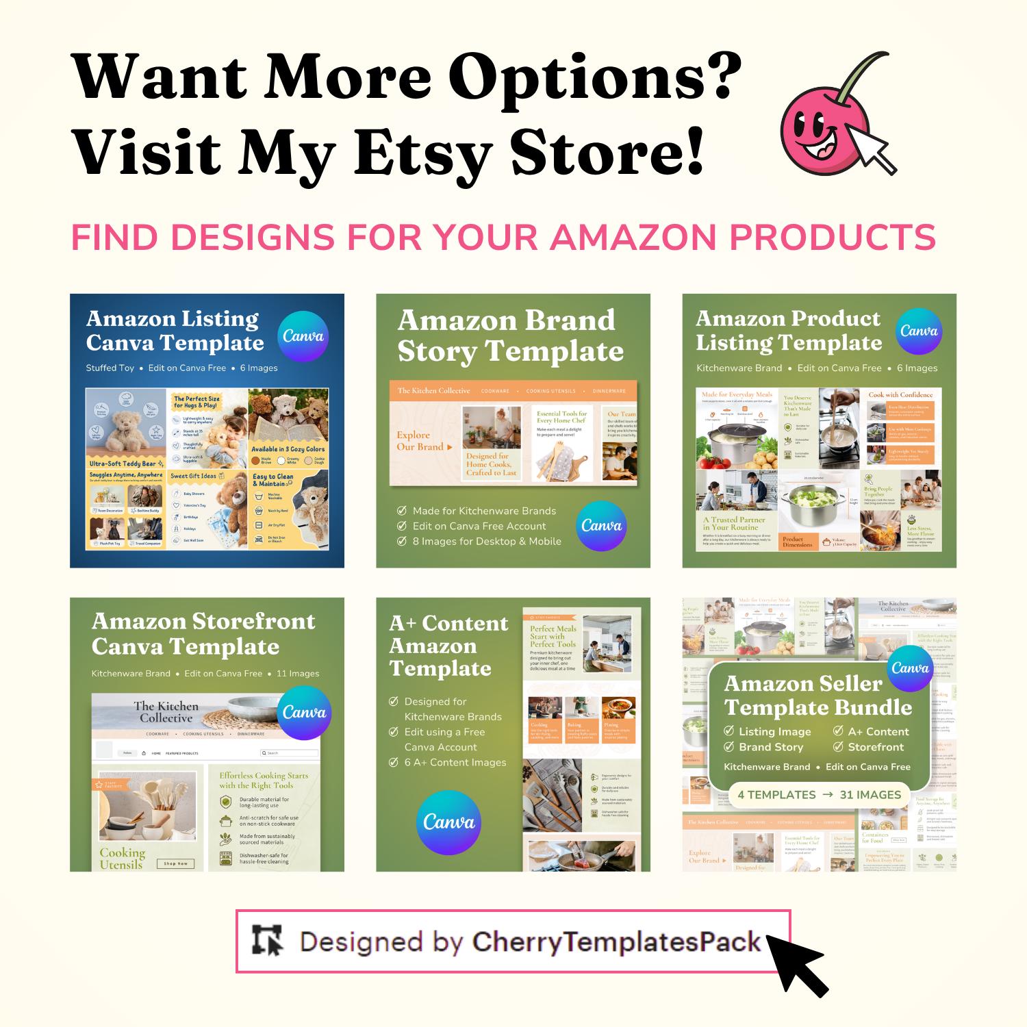 Amazon A+ Content Canva Template, A Plus Content, Amazon EBC Template ...