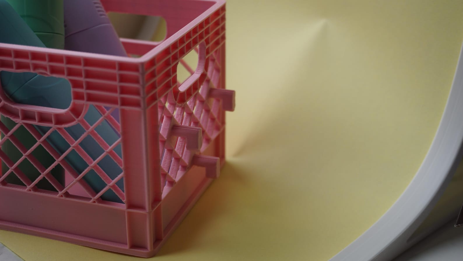 Skadis Milk Basket Crate Hanger, Ikea Skadis Accesory, Pegboard ...