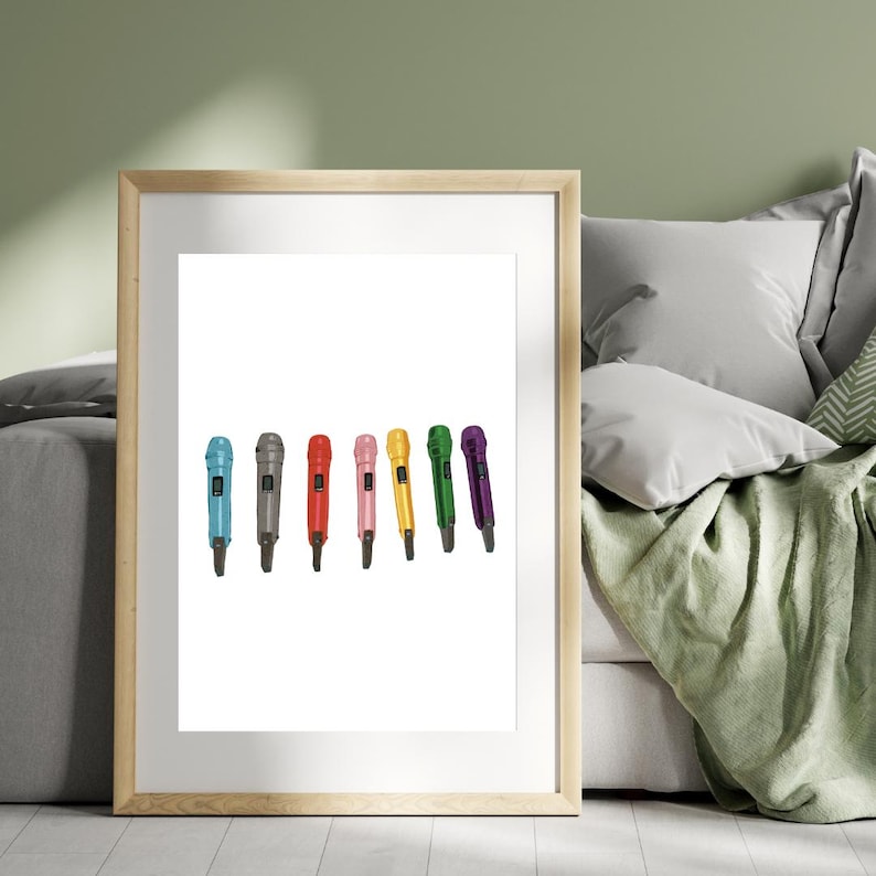 OT7, Member Mics, High Resolution Wall Art (digital Download) - Etsy