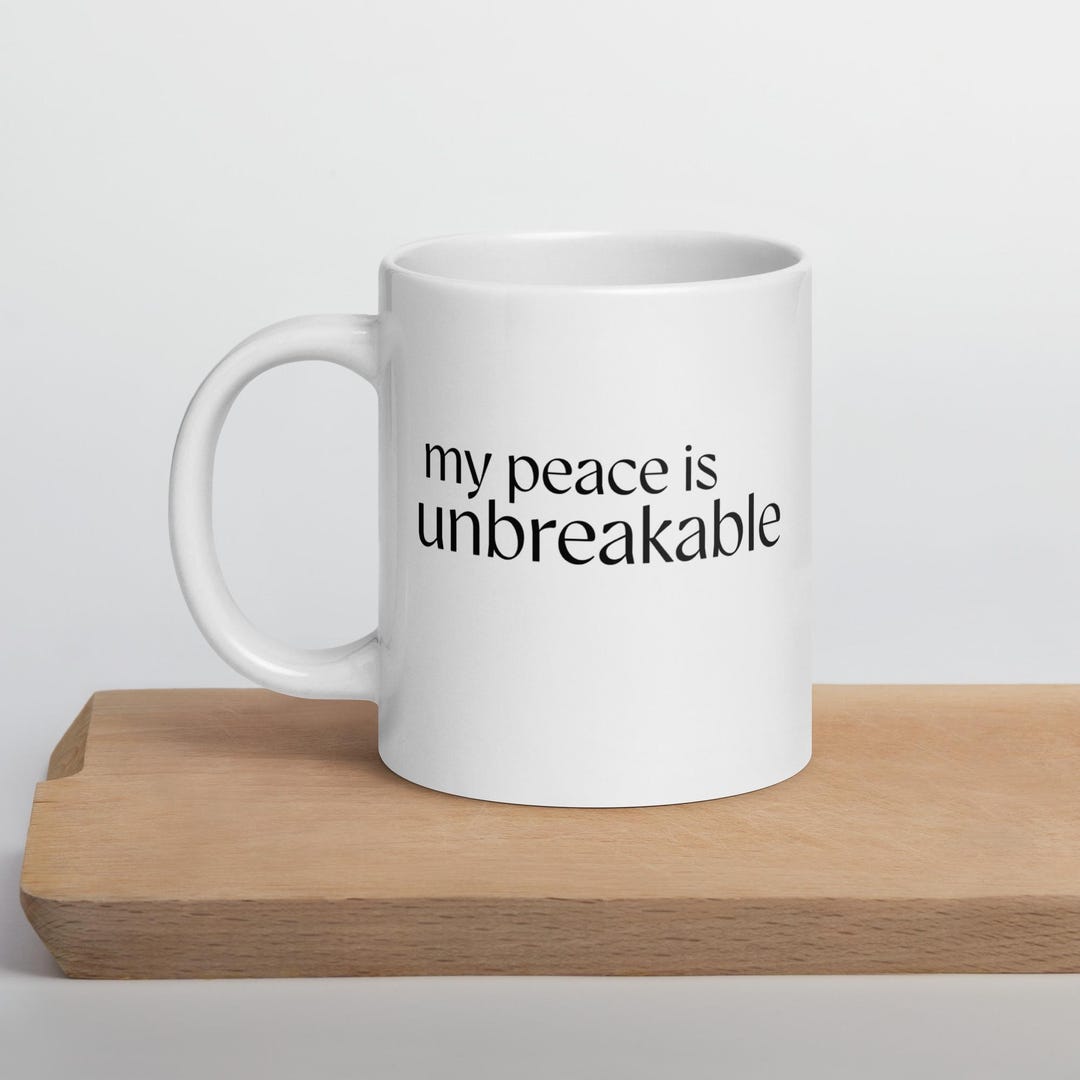 BTS RM Lyric Themed White Glossy Mug - Etsy