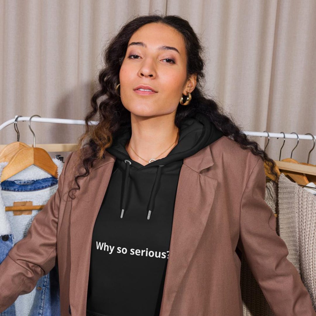 Why so Serious? Hoodie - Etsy