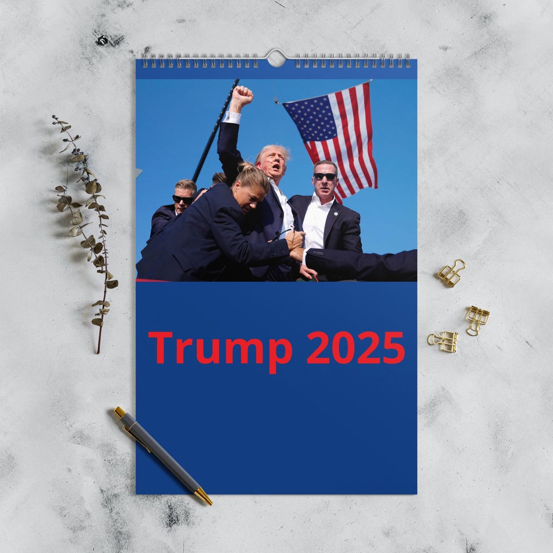 Trump Calendar 2025 - Etsy