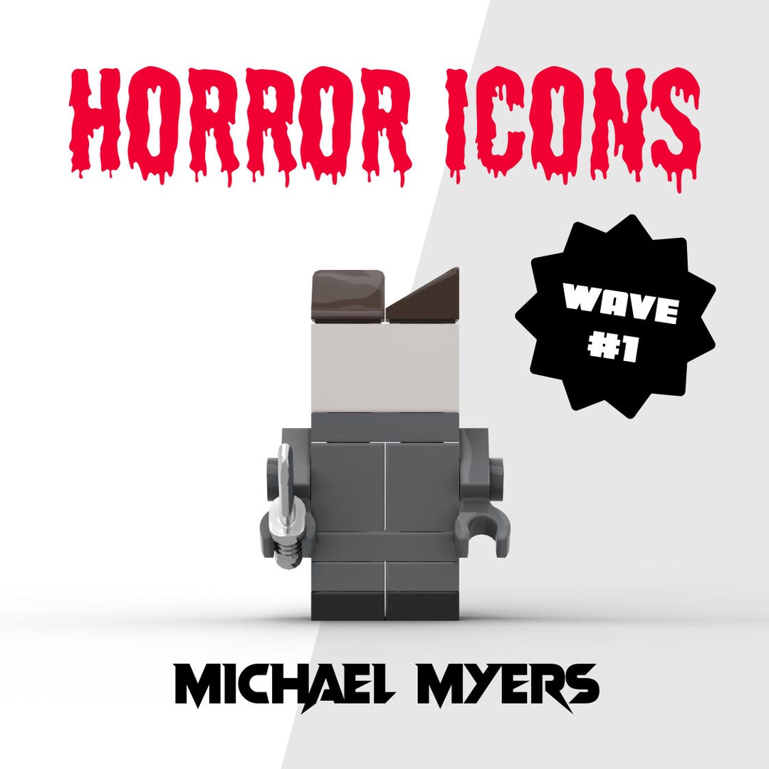Horror Icons | MICHAEL MYERS | Wave #1 | Collectible Lego Brick Figure ...