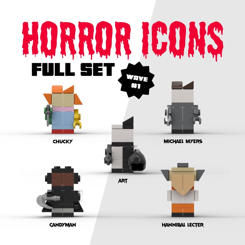 Horror Building Blocks - Etsy