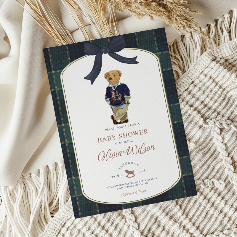 Polo Invitation - Etsy