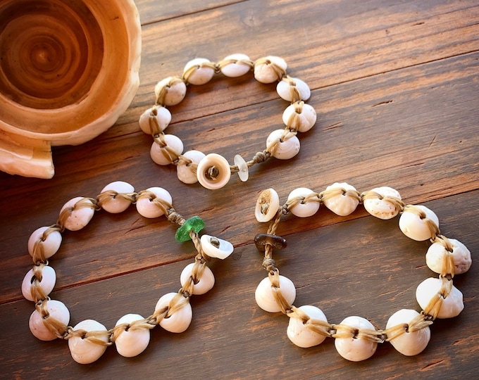 Hawaiian Shell Floating Necklace, 14k Gold Filled Shell Necklace, Beach ...