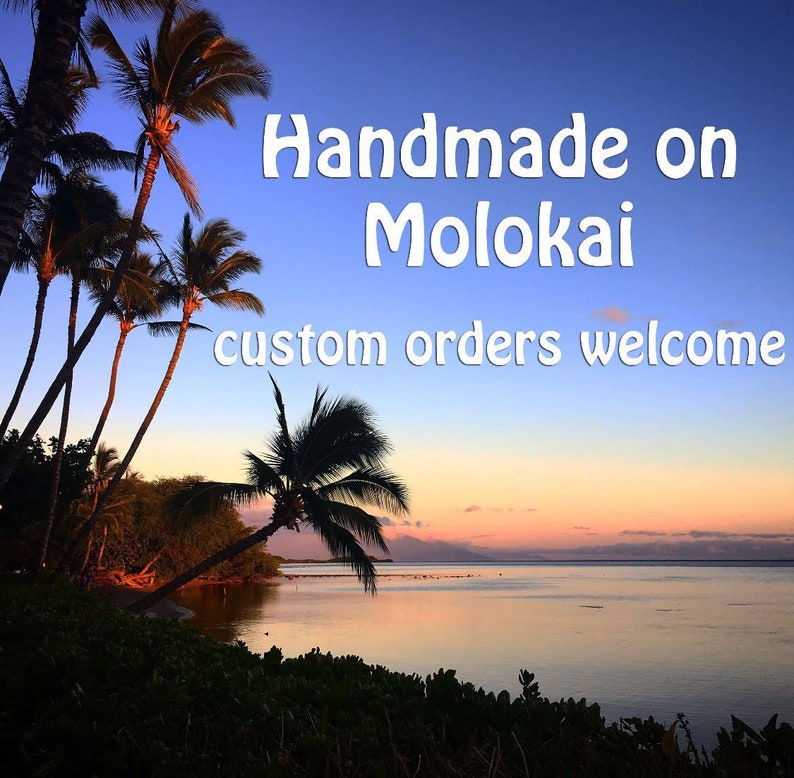 Hawaiian Golden Puka Shell Stacker Necklace With Sea Glass | Etsy