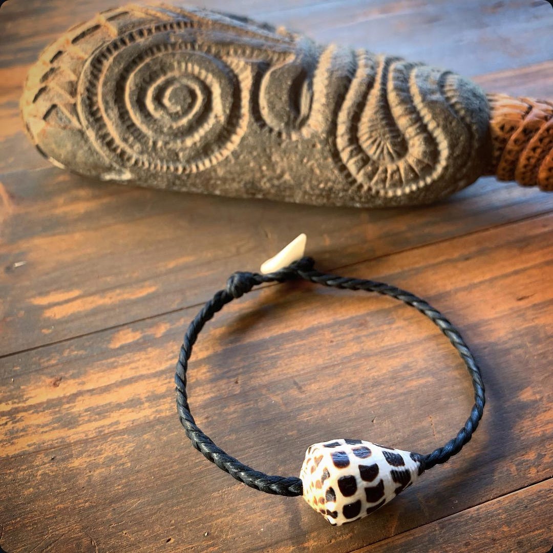 Hawaiian Hebrew Cone Shell Bracelet Size 8 - Etsy