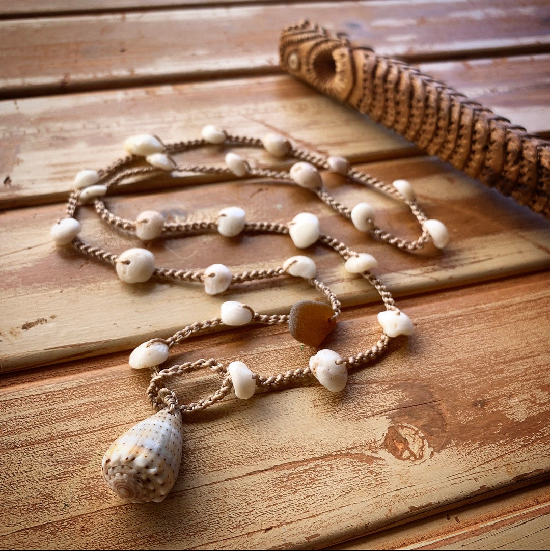 Hawaiian Puka Shell Boho Wrap Necklace or Bracelet - Etsy