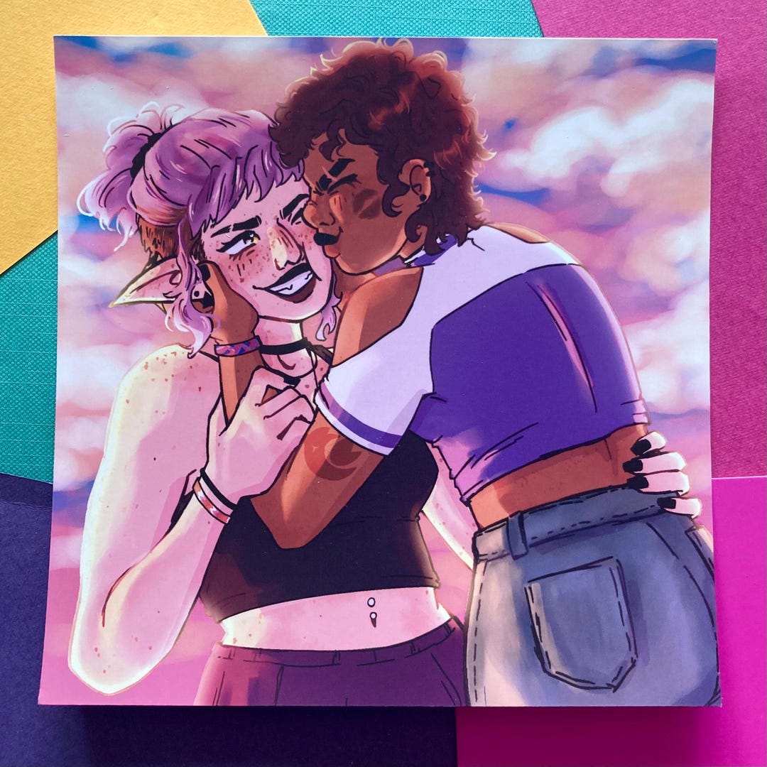 Lumity Pride Art Print - the Owl House - Etsy UK