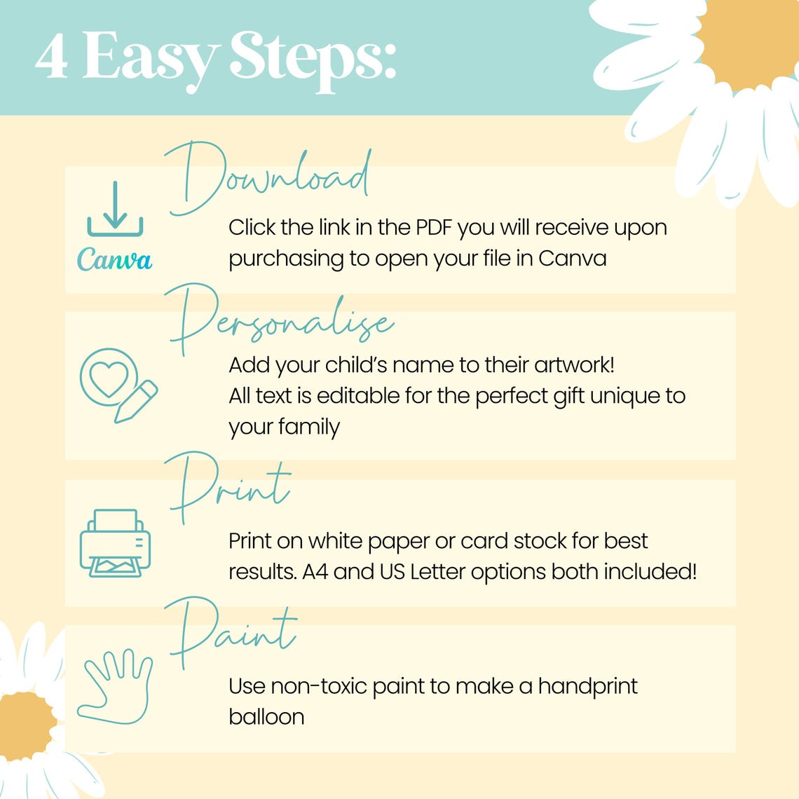 Somebunny Loves You PRINTABLE Mother’s Day Art, Handprint Keepsake ...