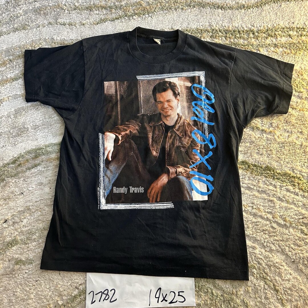 Vintage Randy Travis T Shirt Size Large Screenstars 1980s - Etsy