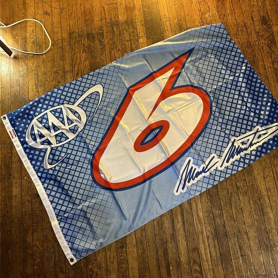 Vintage Mark Martin AAA Banner Flag - Gem