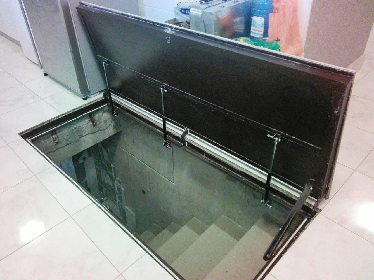 Insulated Basement Hatch Light Moisture Resistant Floor Utility Hatch ...