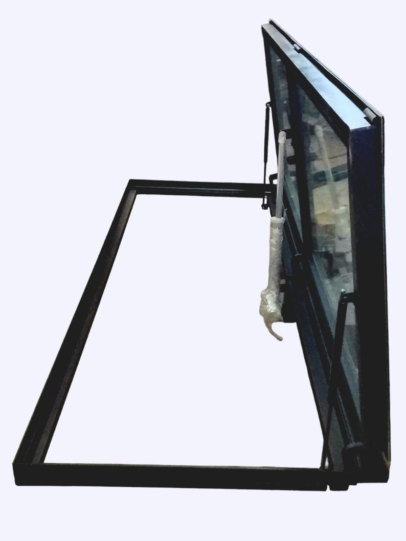 Basement Hatch for Tiles, Custom Floor Trapdoor on Gas Springs and ...