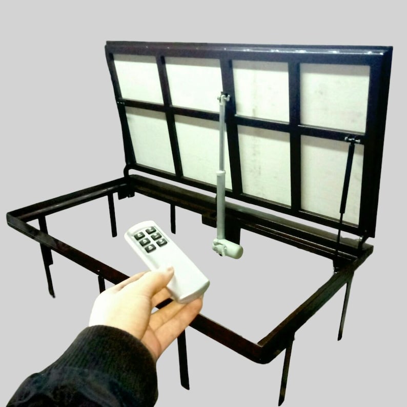 Basement Hatch for Tiles, Custom Floor Trapdoor on Gas Springs and ...