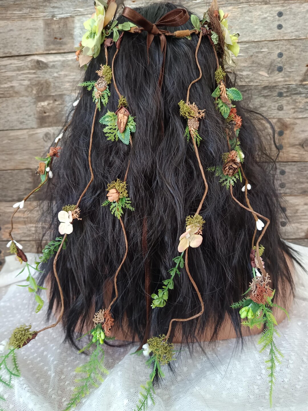 Cascade Elf Crown Woodland Crown Wild Elven Crown Lucky Stone Hole ...