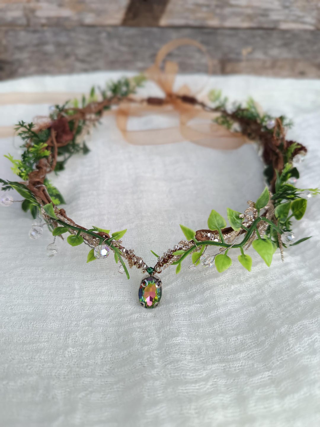 Woodland Crown Elven Crown Forest Elf Circlet Fairy Crown Woodland ...