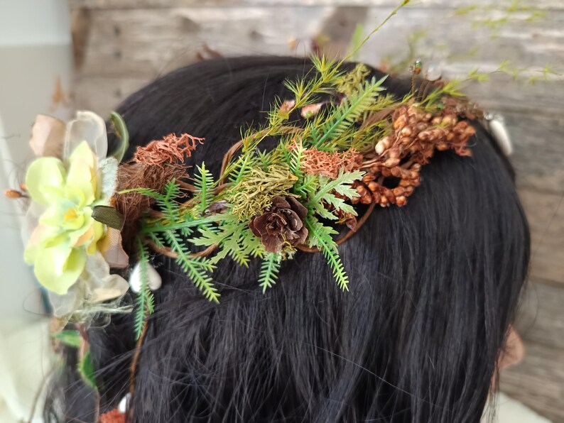 Cascade Elf Crown Woodland Crown Wild Elven Crown Lucky Stone Hole ...