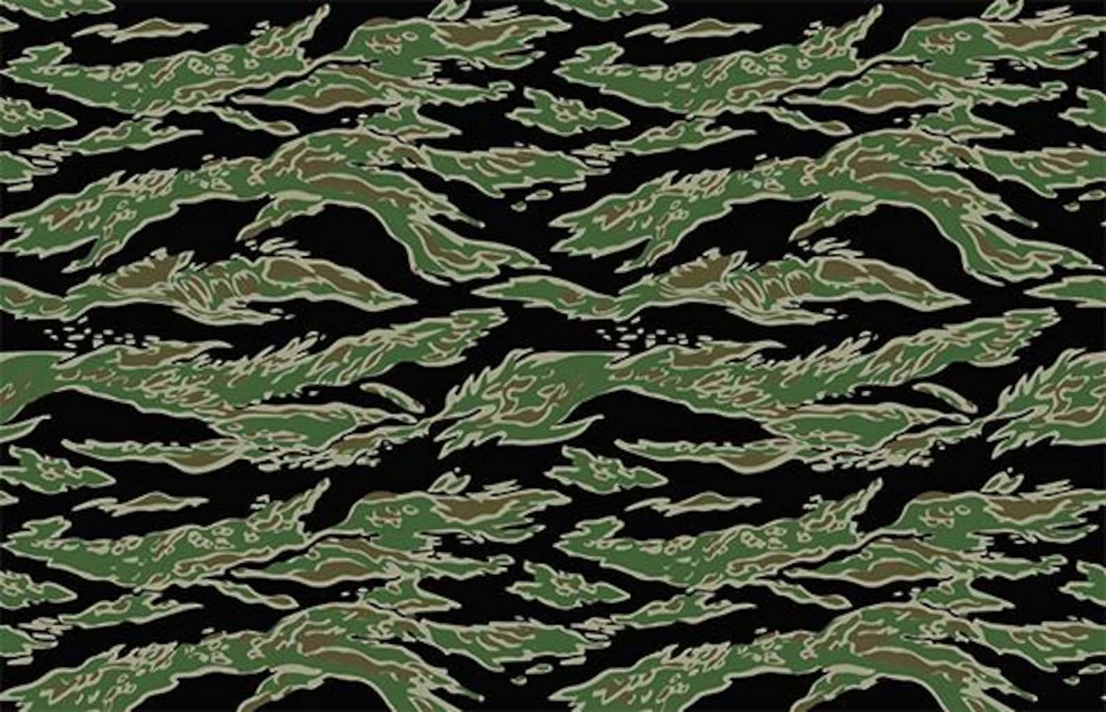 Vietnam Tiger Stripe Vector File - Download - Etsy