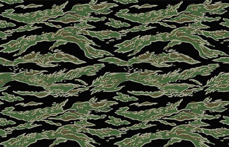 Vietnam Tiger Stripe Vector File - Download - Etsy