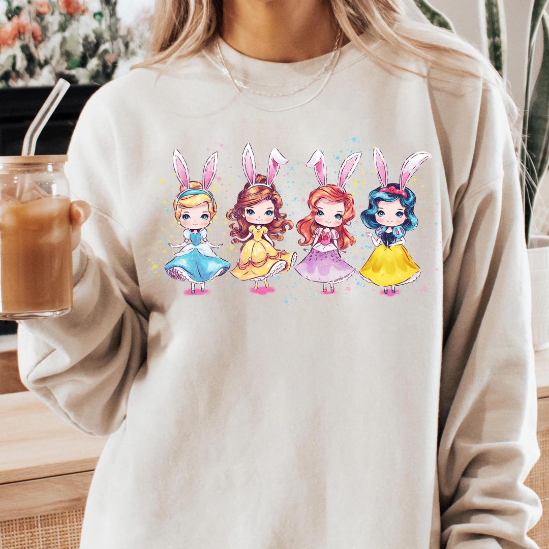 Princess Easter Png, Easter Bunny Png, Watercolor Easter Princess Png ...