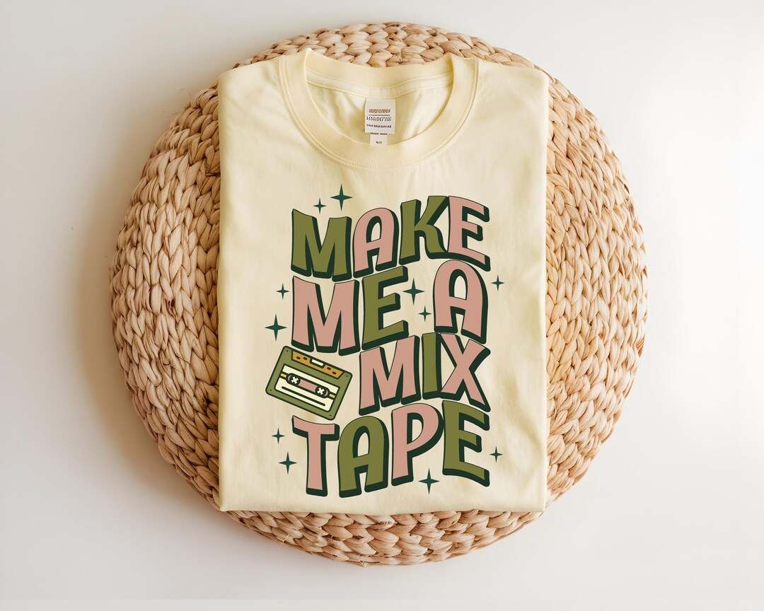 Make Me A Mixtape Png for Download, Trendy Retro Vintage Graphic, Gift ...