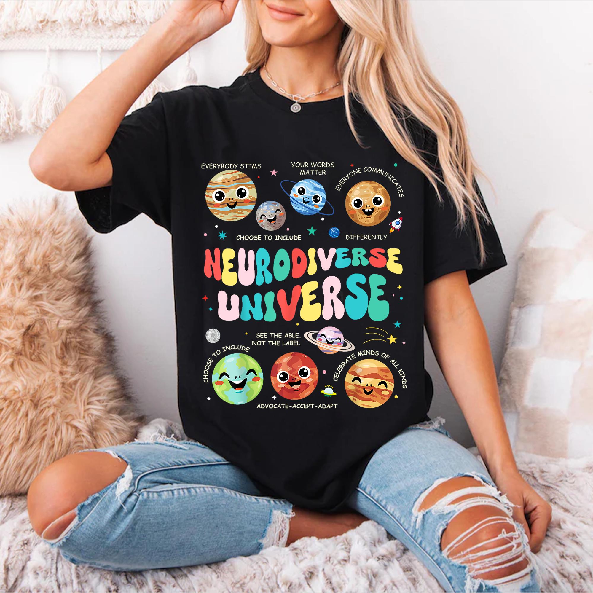 Neurodiverse Universe PNG, Cute Planet Autism Awareness Design ...