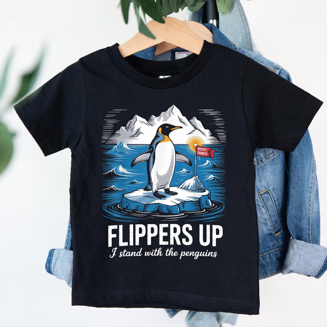 Flippers up Penguin PNG, Stand With the Penguins Graphic, Pro Penguin ...