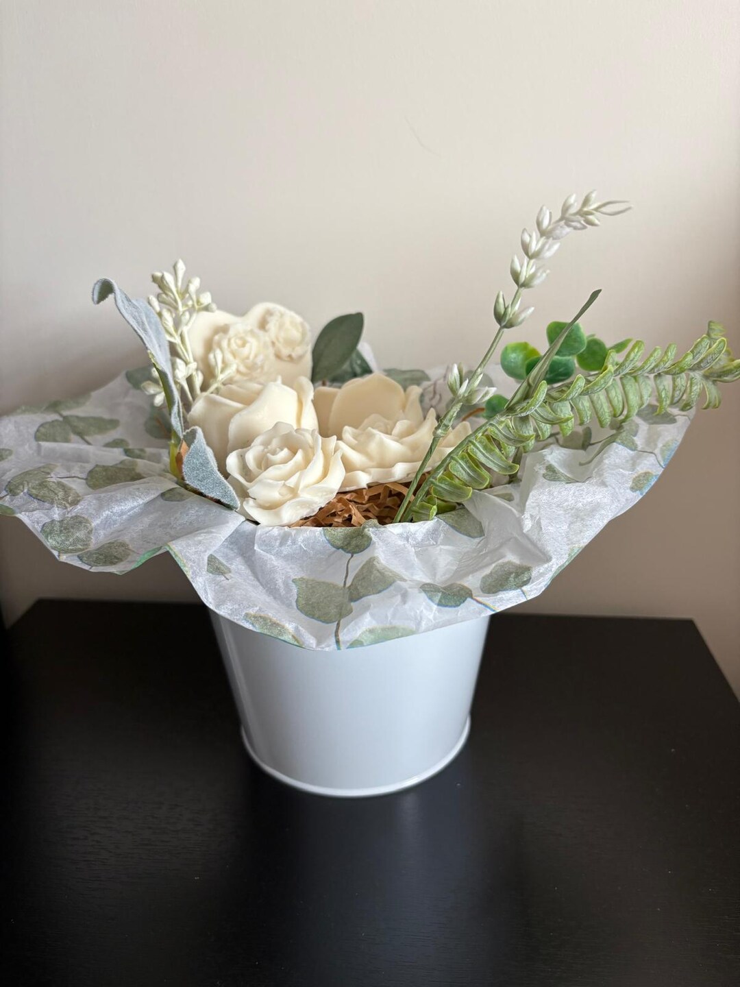 Rose Scented Soap Flower Bouquet: Elegant Home Decor Gift - Etsy