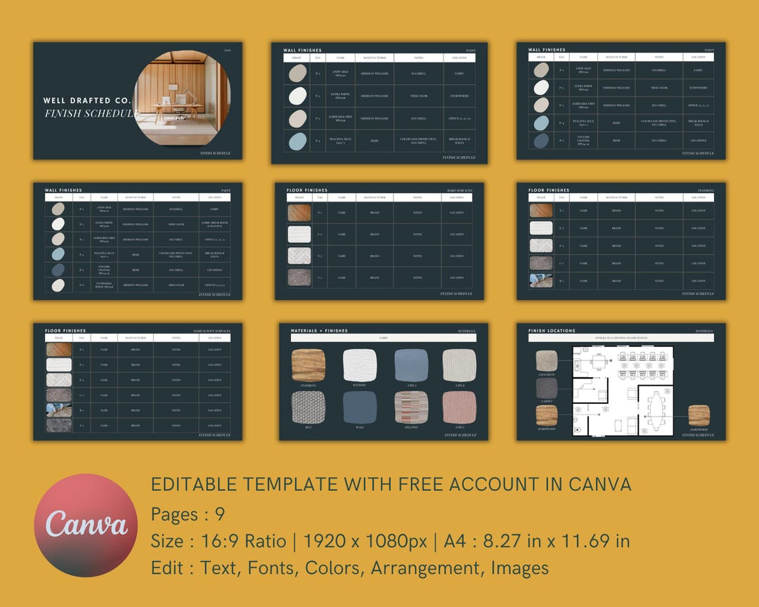 Interior Design Presentation Template Canva Client Presentation for ...