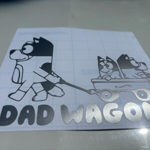 Dad Wagon | Bluey | Cartoons | Kids Show | Vinyl Decal - Etsy Australia