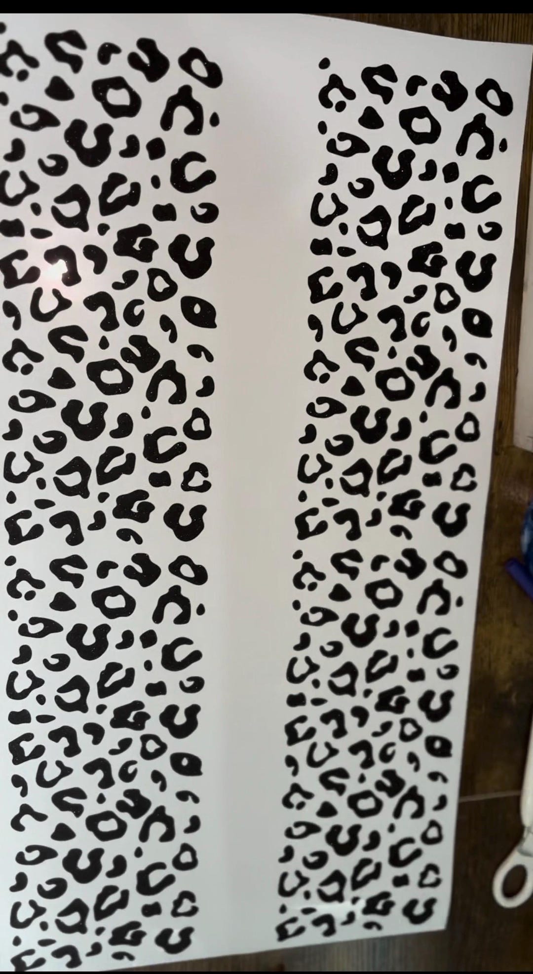 Cheetah Print Car Door Panel Decals | Vinyl Wrap Stickers (2) 5"h 22"w ...