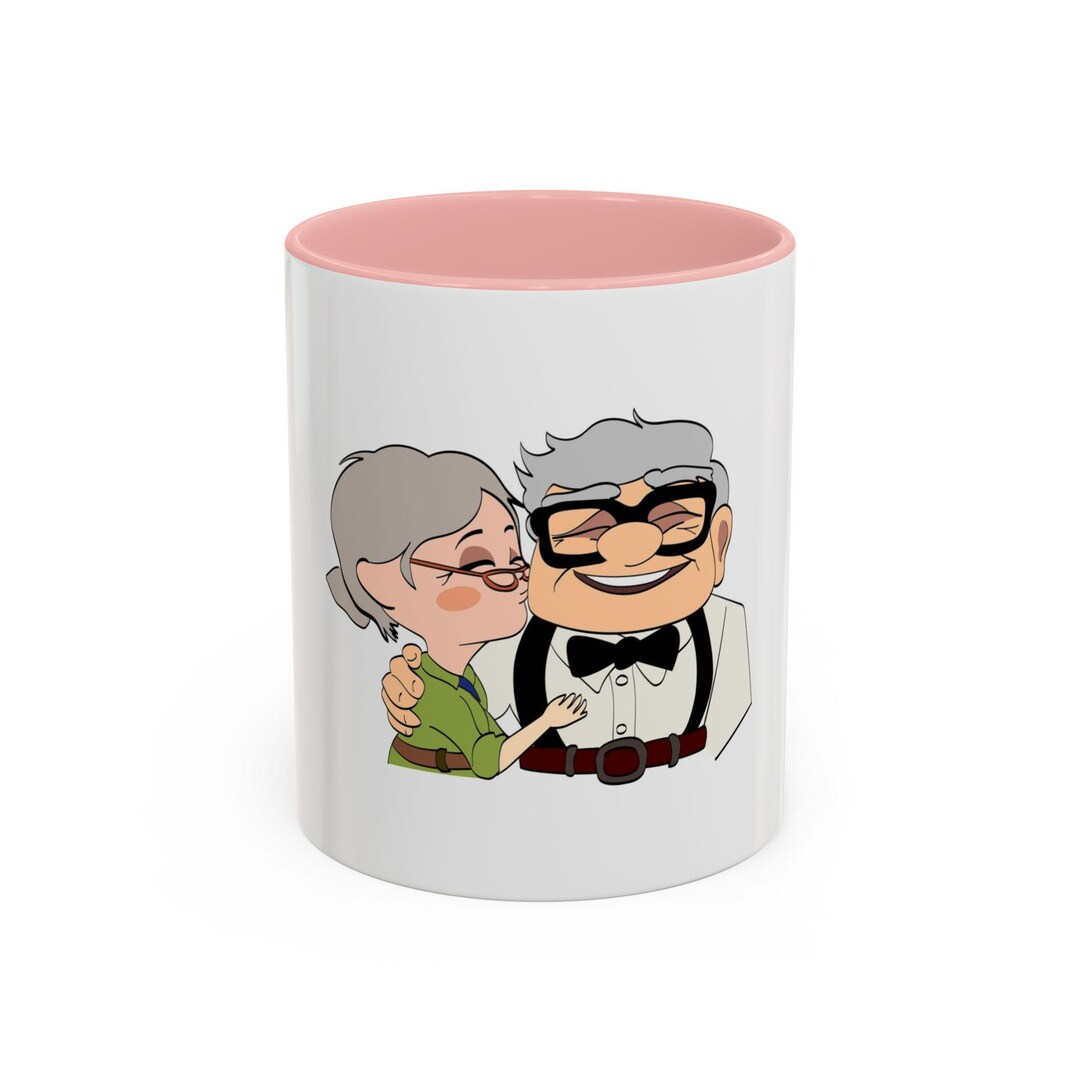 Valentine's Mug Muge UP cartoon - Etsy