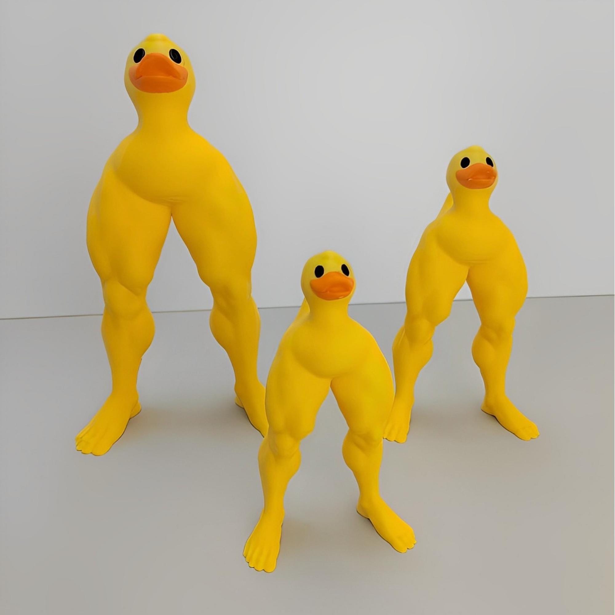 Jeep Duck - Duck Muscular Legs Meme, Never Skip Leg Day, 3D Printed ...