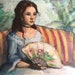 Nancy Wiley Painting, Original Oil on Canvas, Contemporary Art, Girl ...