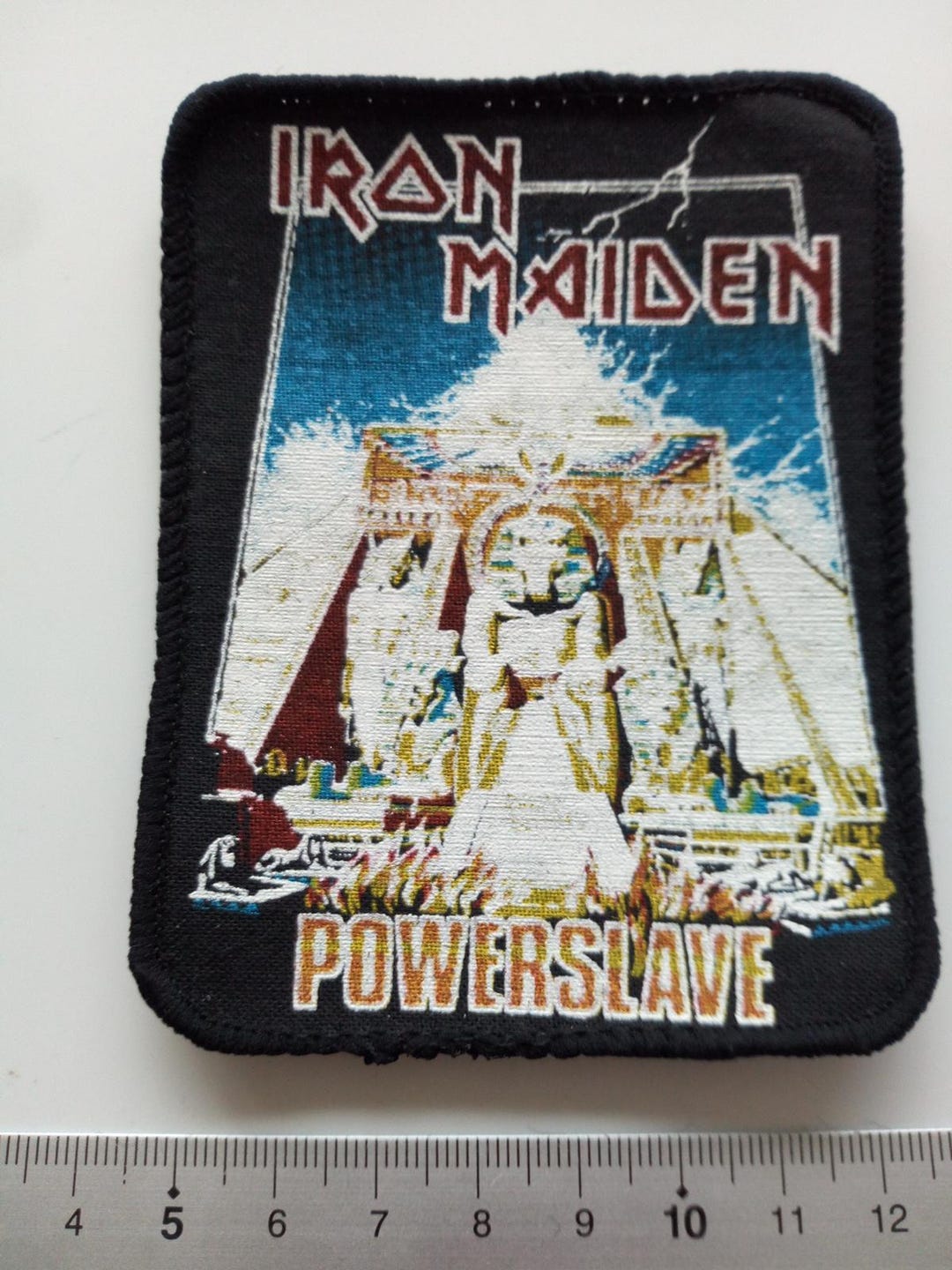 Iron Maiden Vintage 1984 Powerslave Patch 134 - 7.5X10 Cm New Vintage ...