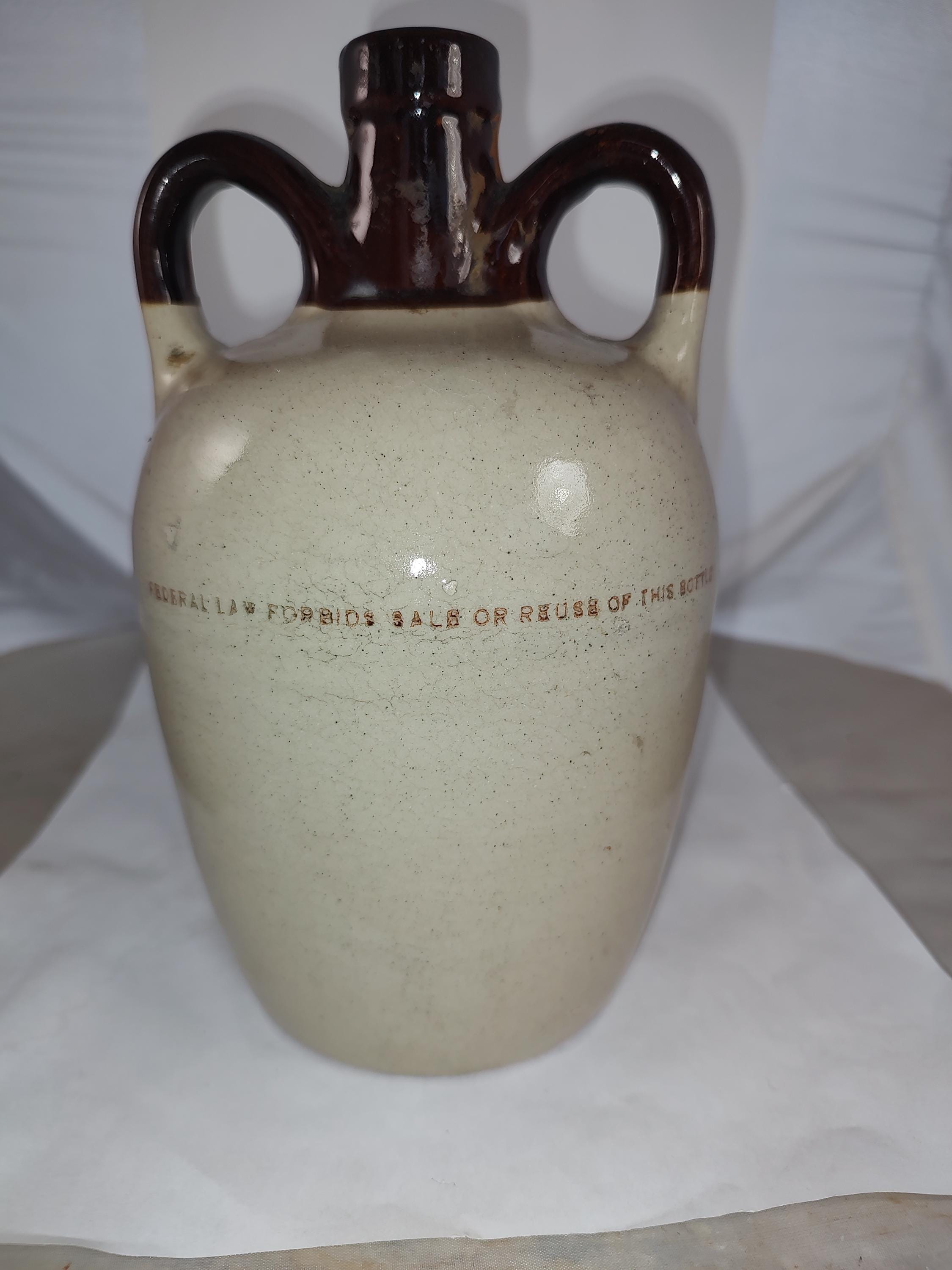 Nice Stoneware Double Handled Jug Glenmore Kentucky Whiskey - Etsy