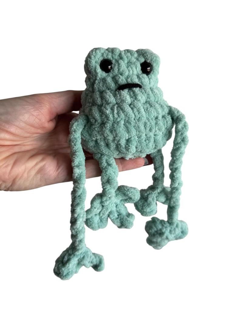 Felix the Fidget Leggy Frog Crochet PDF Pattern Plush Toy Stuffed ...