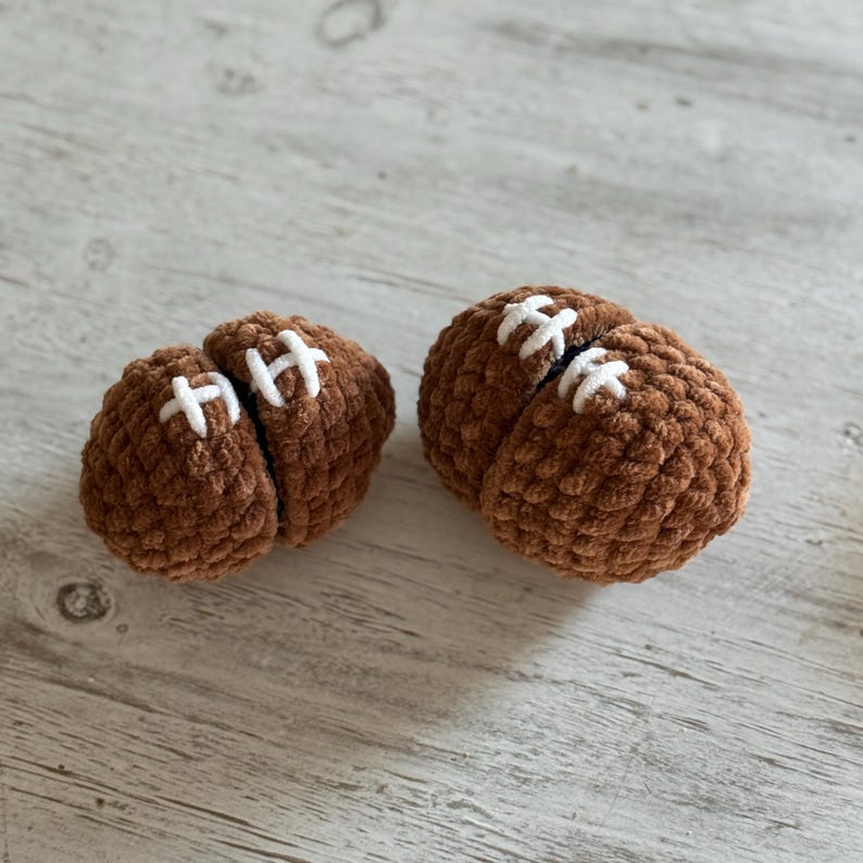 Crochet Plush Baby Football Chick in Egg PDF Pattern Customizable ...