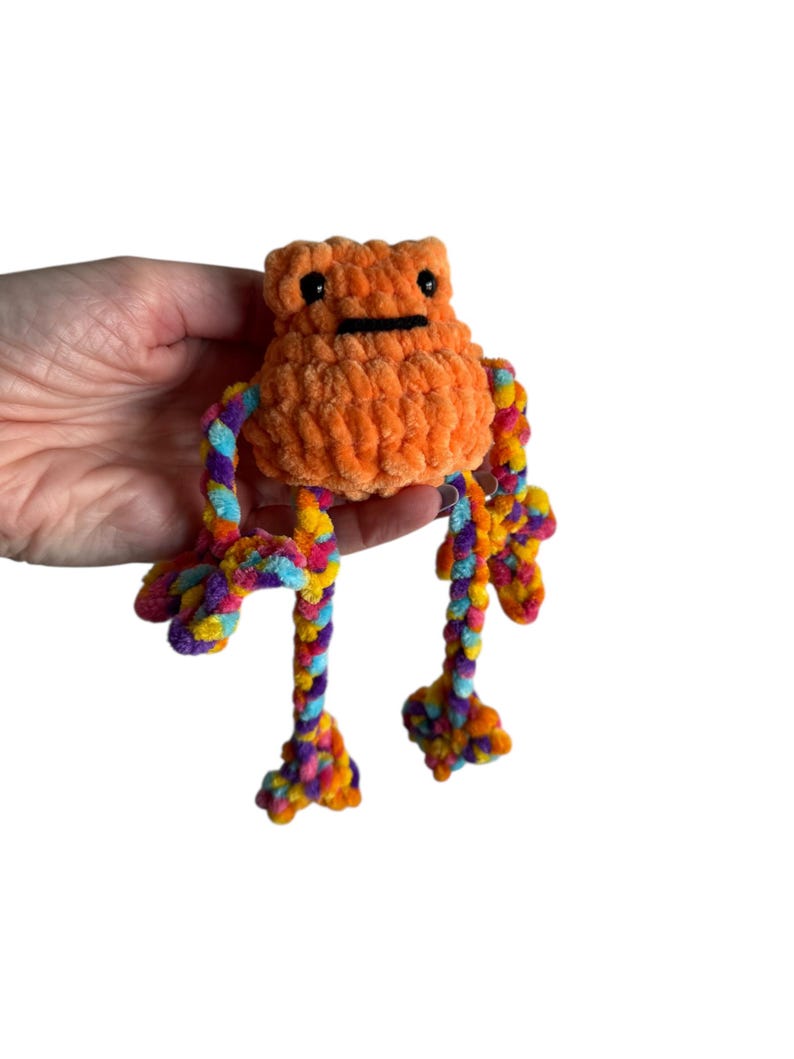 Felix the Fidget Leggy Frog Crochet PDF Pattern Plush Toy Stuffed ...