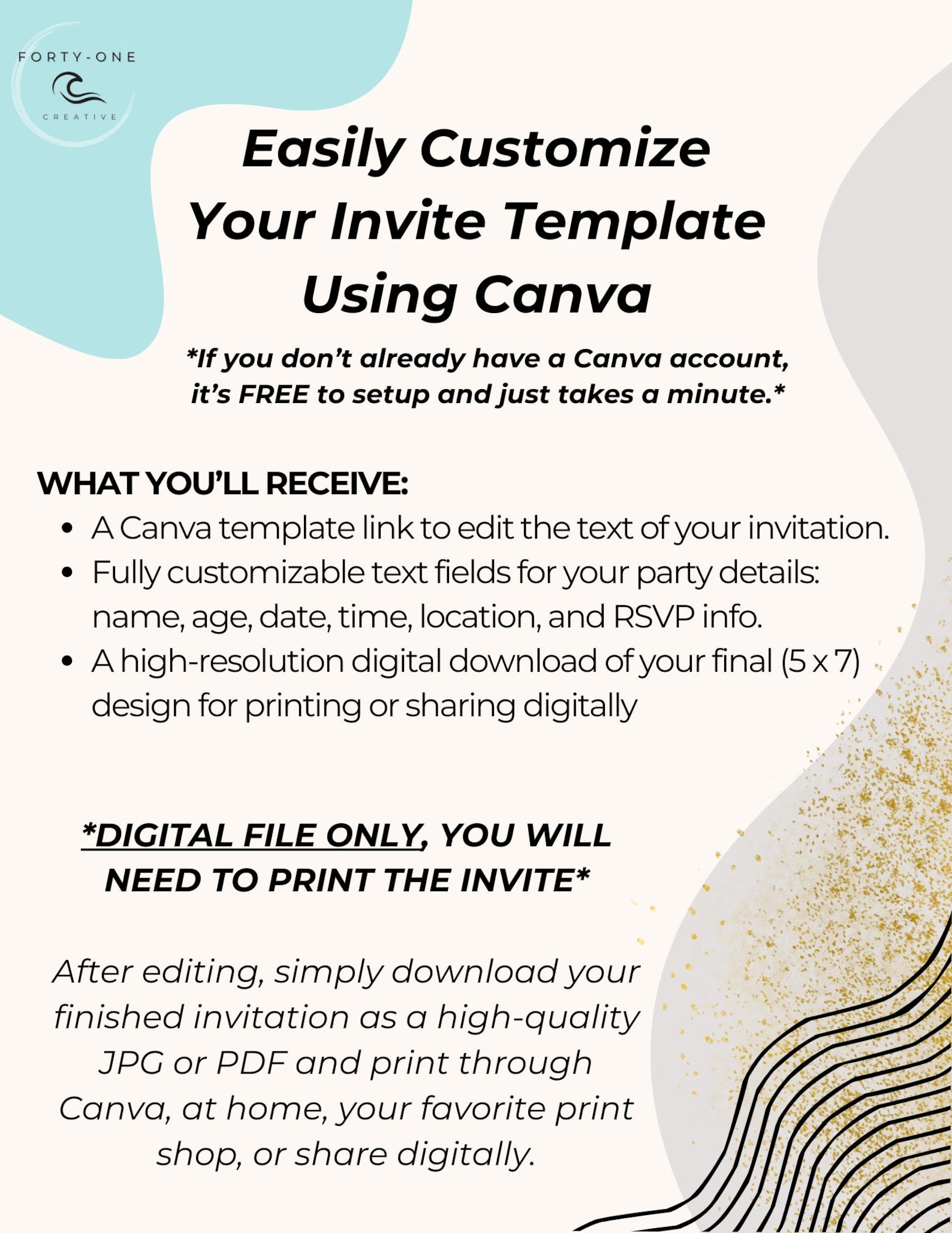 Wickedly Good Time Birthday Invite Theme: Editable (digital Download ...