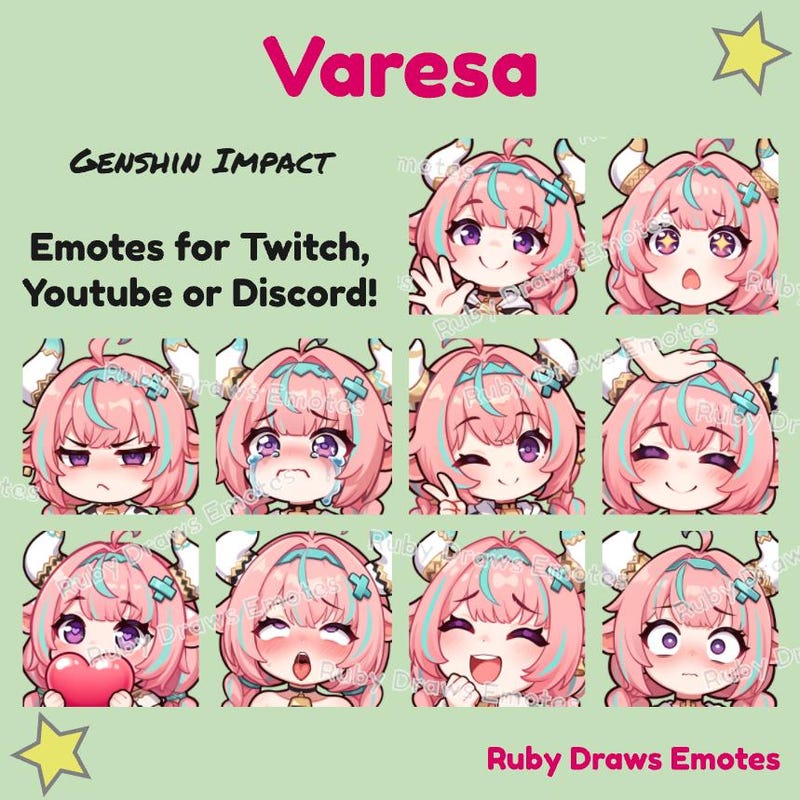 Varesa Genshin - Etsy