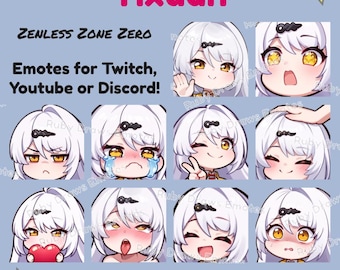 Stelle (trailblazer) Honkai Star Rail Chibi Style Emotes for Twitch ...