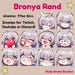 Bronya Rand Honkai Star Rail Chibi Style Emotes for Twitch, Youtube ...