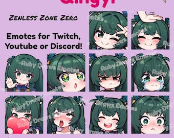 Stelle (trailblazer) Honkai Star Rail Chibi Style Emotes for Twitch ...