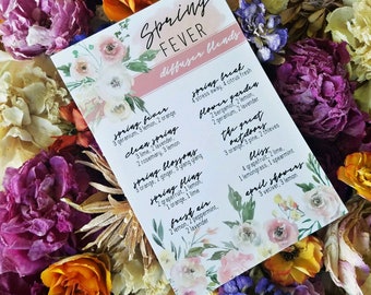 Spring Diffuser Blend Postcard - Etsy